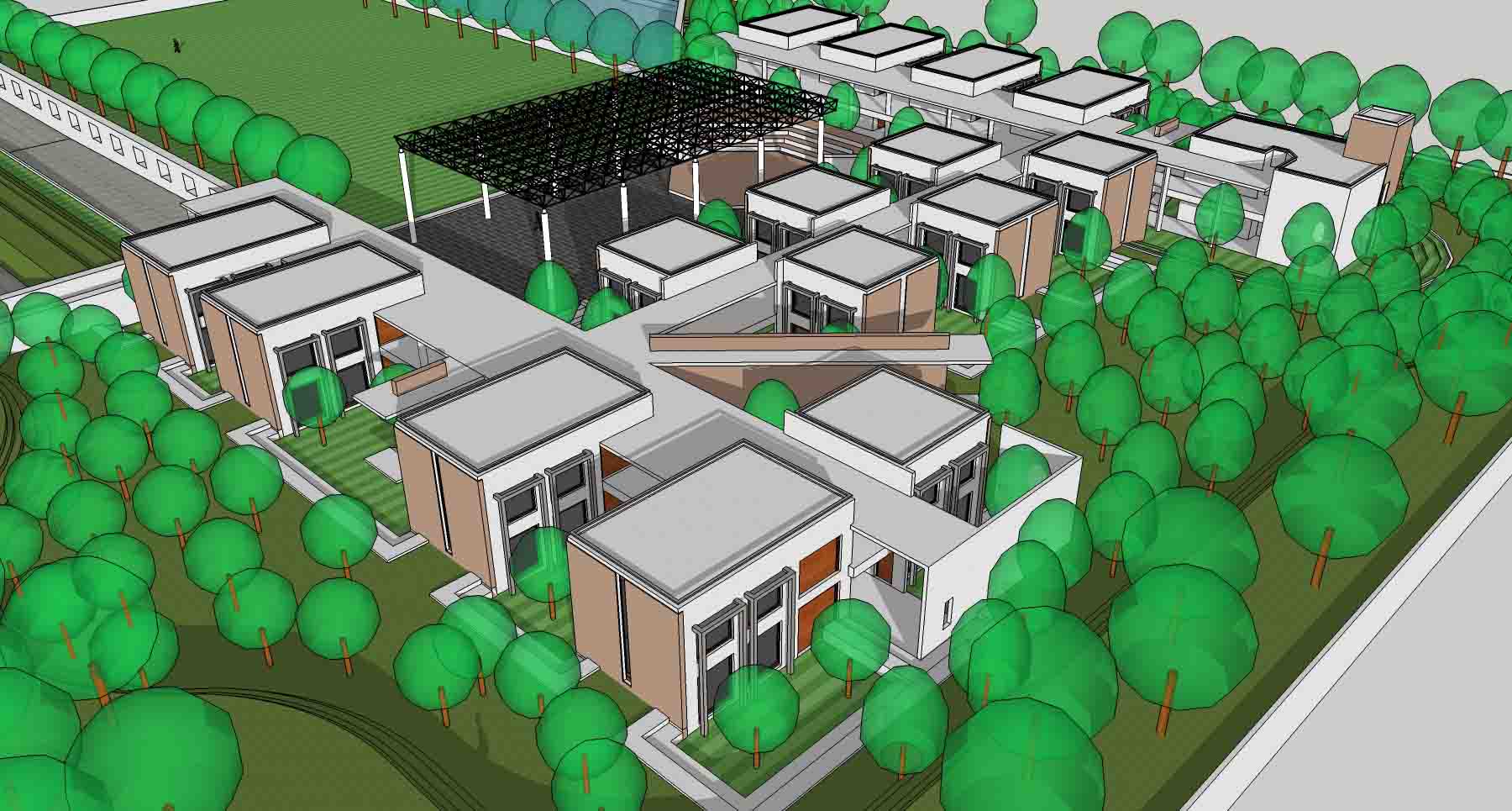 Model school Design Competition, Gandhinagar – urban architectural ...