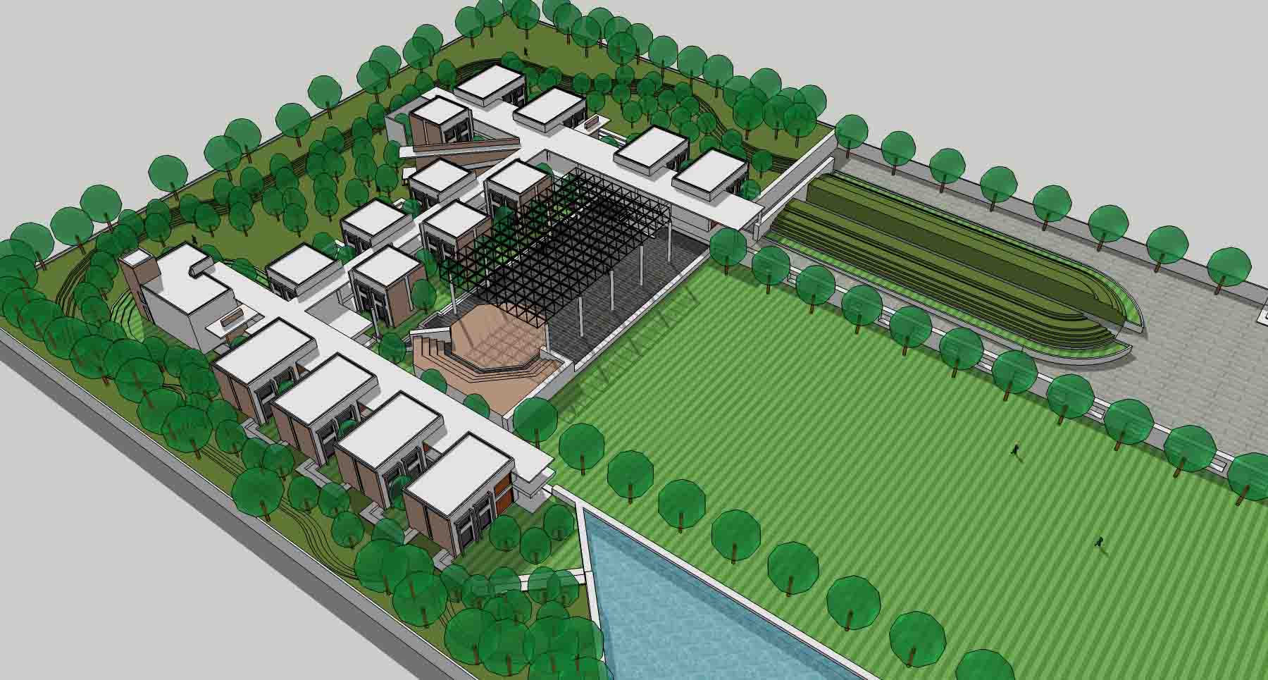 Model school Design Competition, Gandhinagar – urban architectural ...