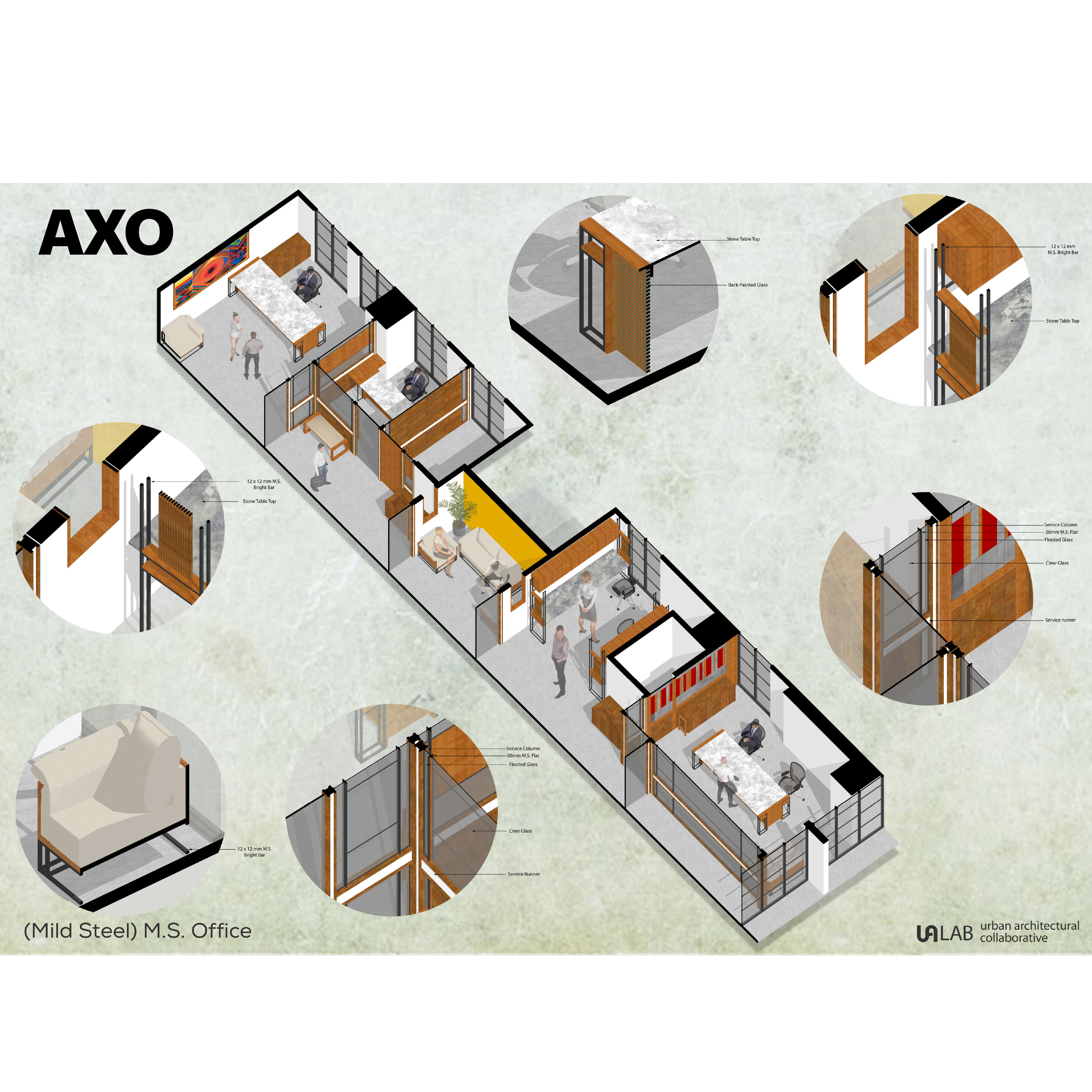 Mild Steel Office, An Office Interior – urban architectural collaborative