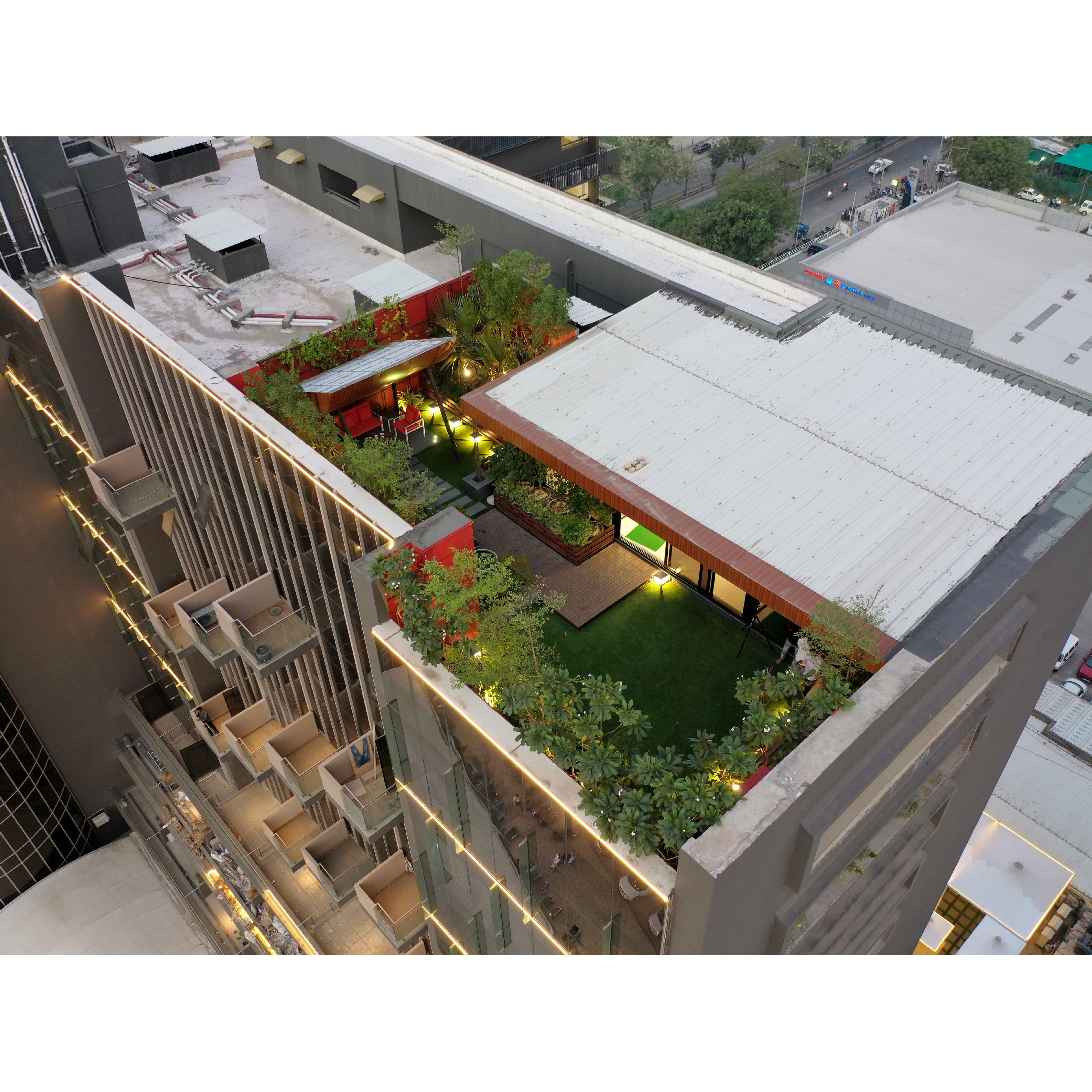 Red Oasis, Landscape of a Terrace – urban architectural collaborative